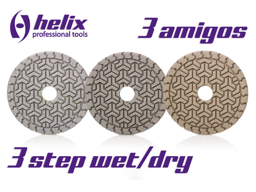 Helix Amigo 4 Step Polishing Pads