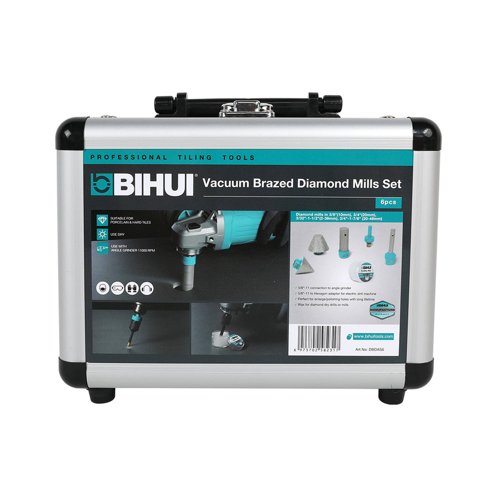 BIHUI Diamond Milling Bit Set for Tile & Porcelain
