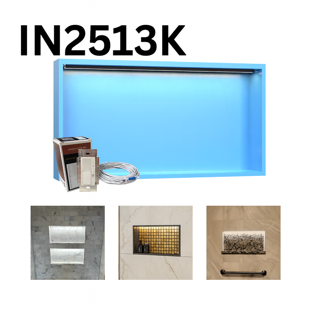 Shower Niche Lighting Kit | Illuminiche LED Niche
