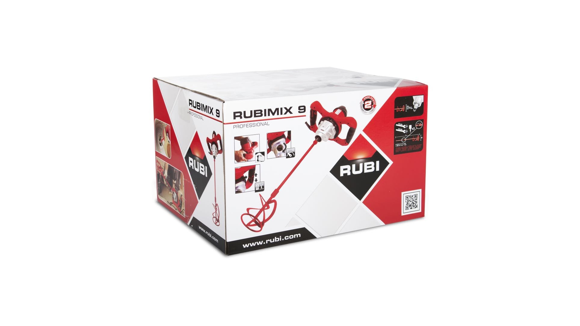 Rubi Rubimix-9 N Mortar & Grout Mixer w/ Chuck & Paddle
