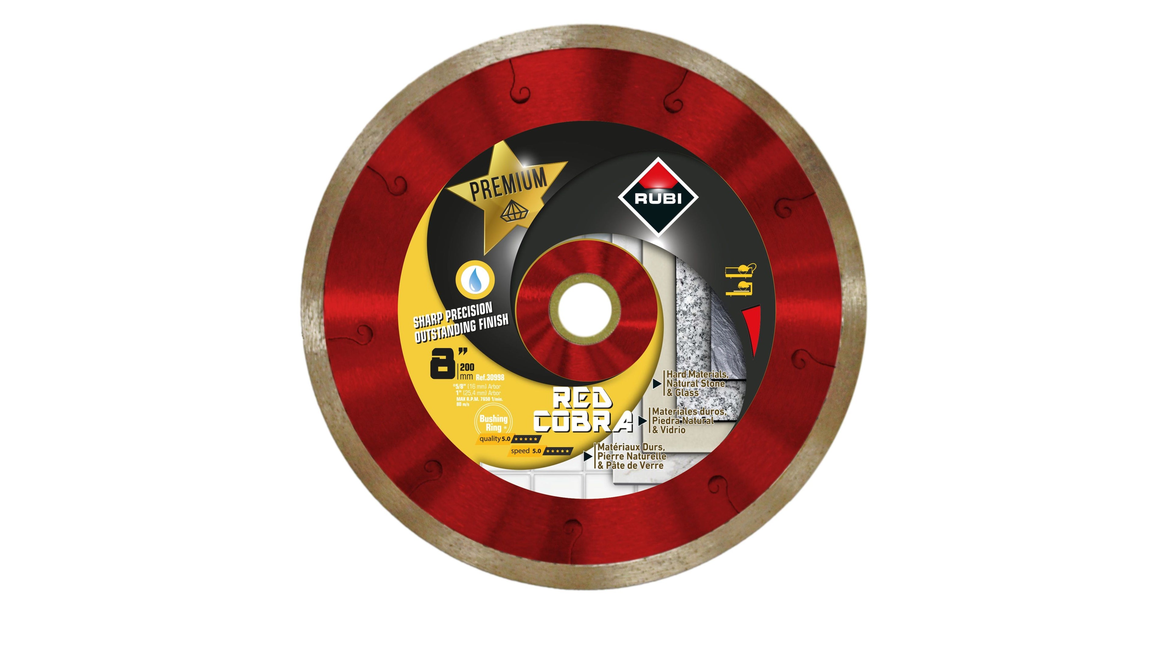 Rubi Red Cobra Diamond Blades