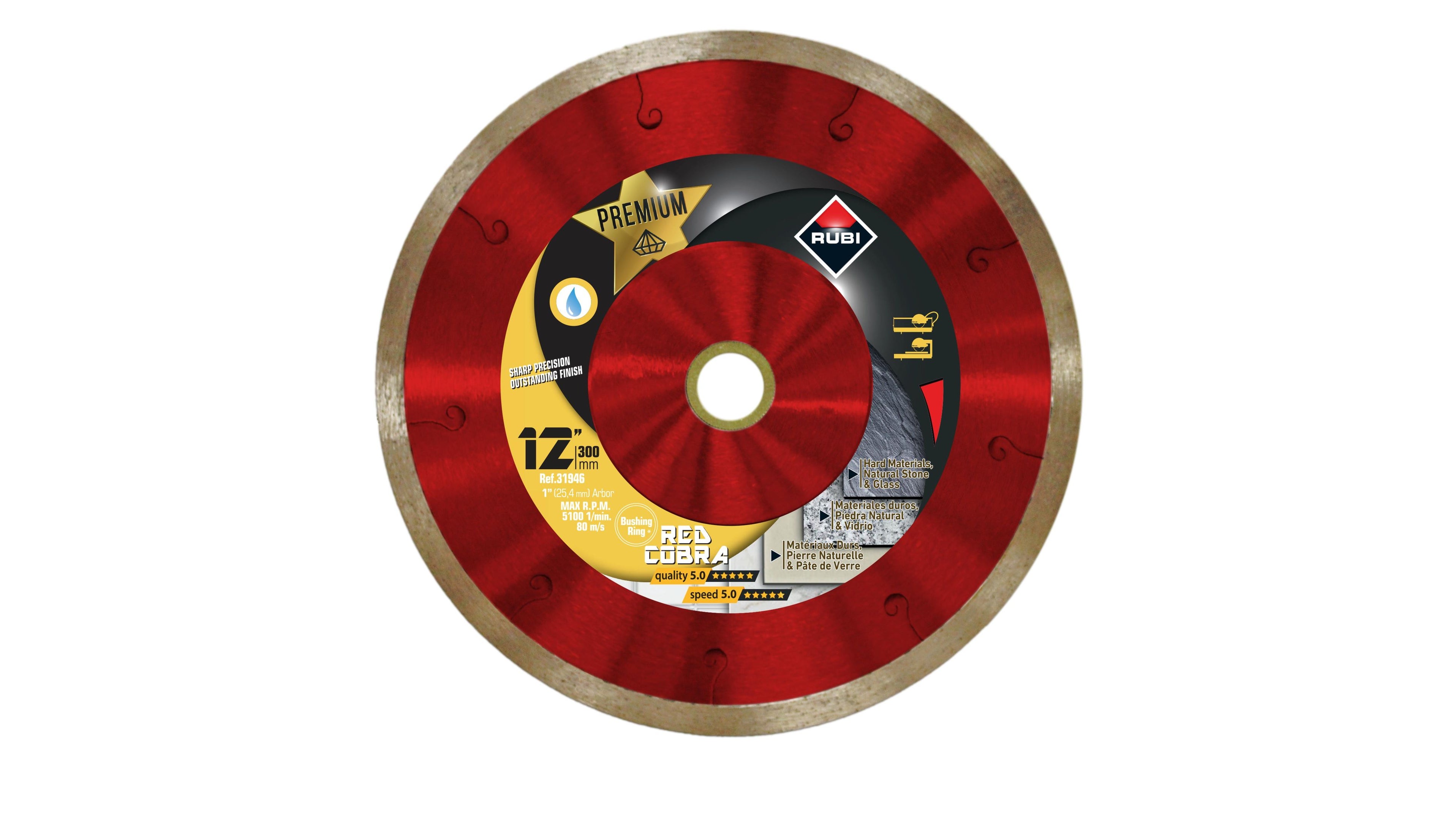 Rubi Red Cobra Diamond Blades